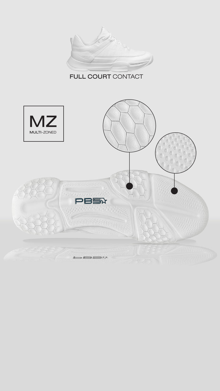 M's PB5 Court2 | White – PB5star