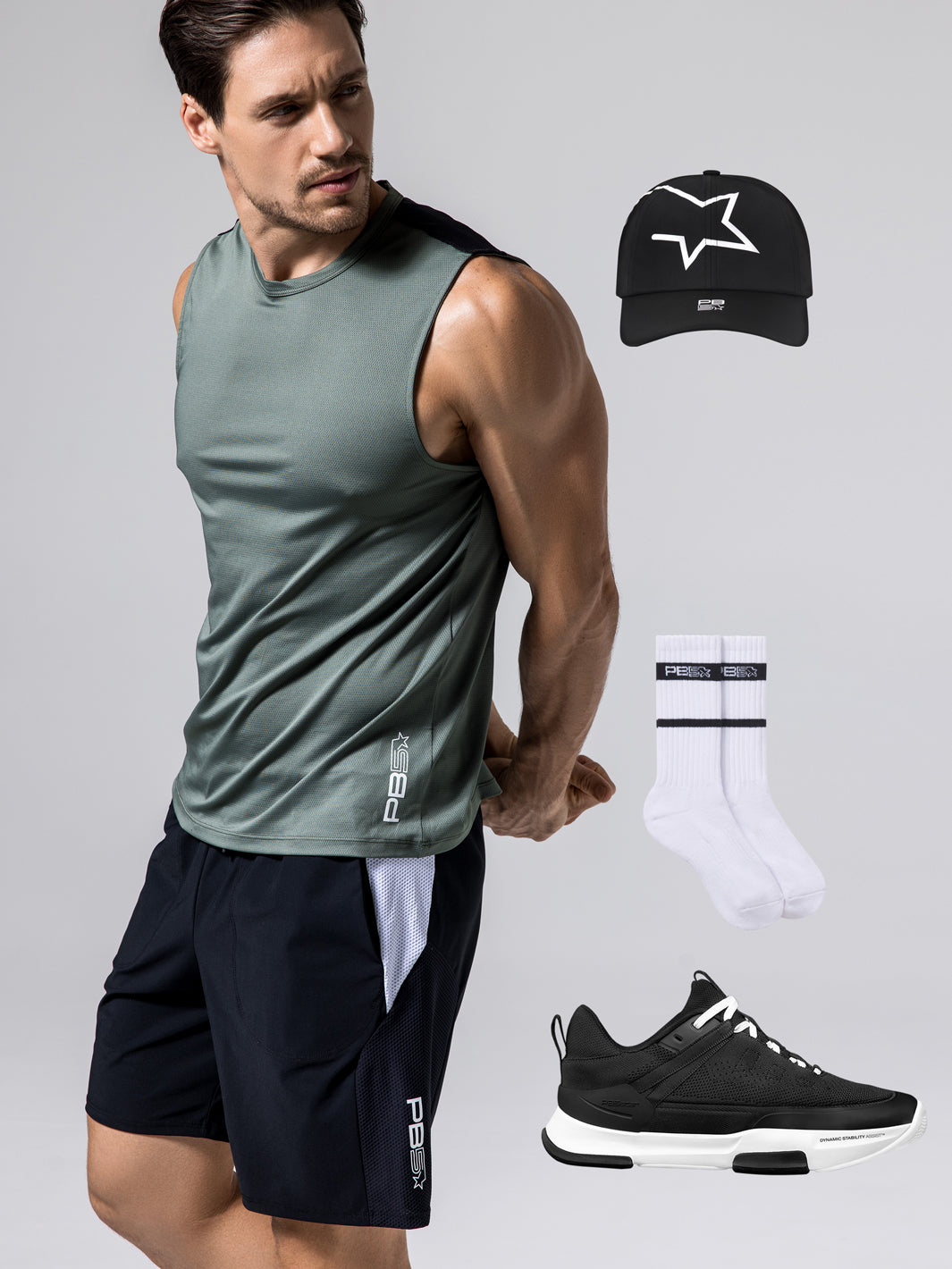 Men's PB5 Court2 Pickleball Shoes | White-Black for the win – PB5star